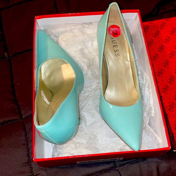 Guess | Shoes | Guess Baby Blue Pumps Size 6 | Poshmark